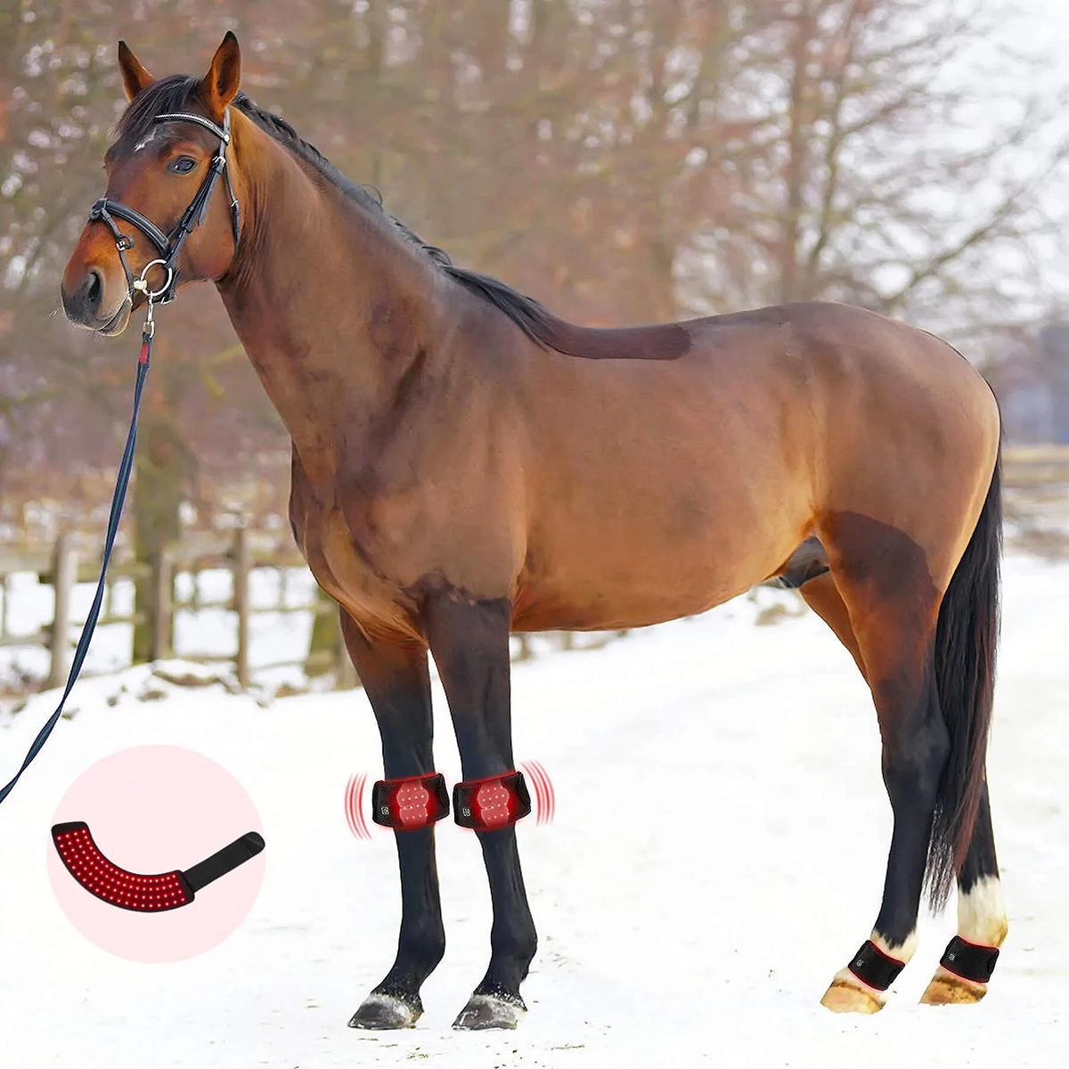 Redvitality™ Equine Red Infrared Light Therapy Hoof Wrap